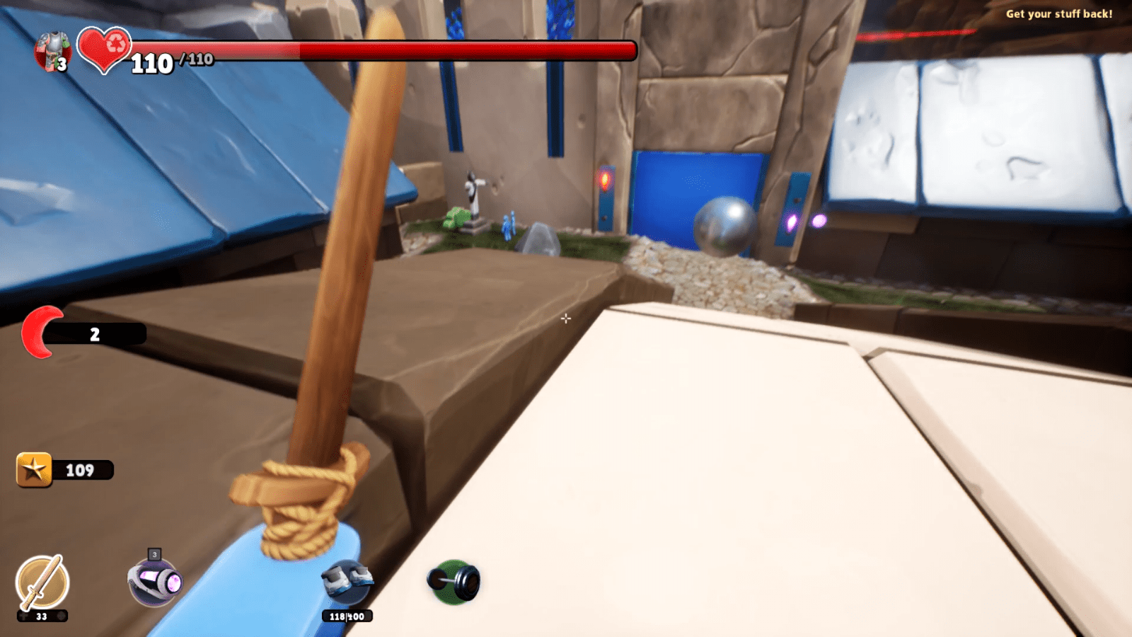 Getting back your upgrades - Supraland 100% Walkthrough and Guide ...