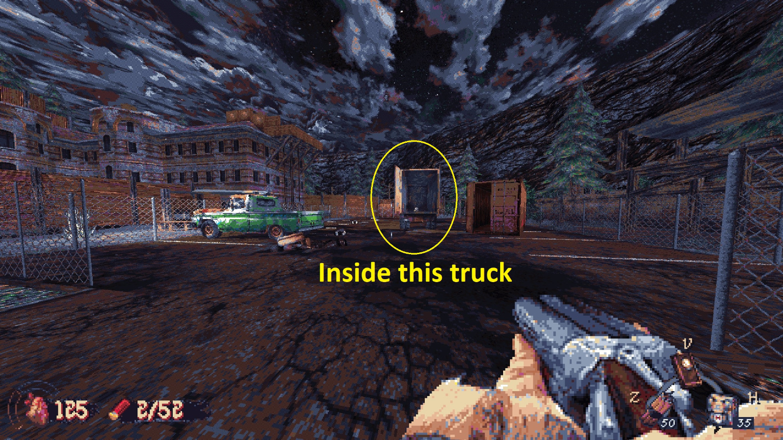 E1M7 - The Asylum Grounds Secret Locations - Cultic Walkthrough - Neoseeker