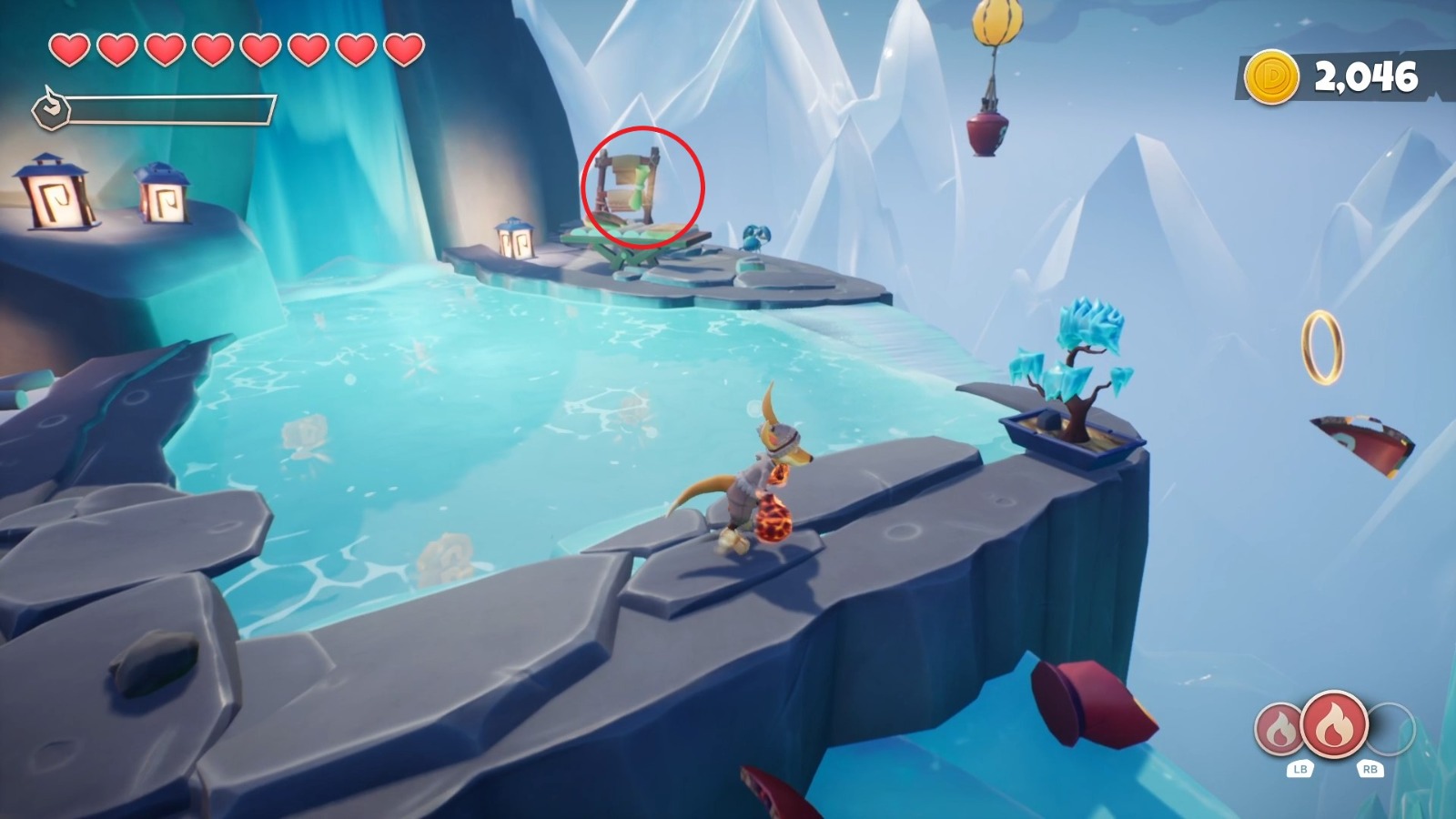 Scrolls - The Frozen Mountains - Kao the Kangaroo (2022) Walkthrough ...