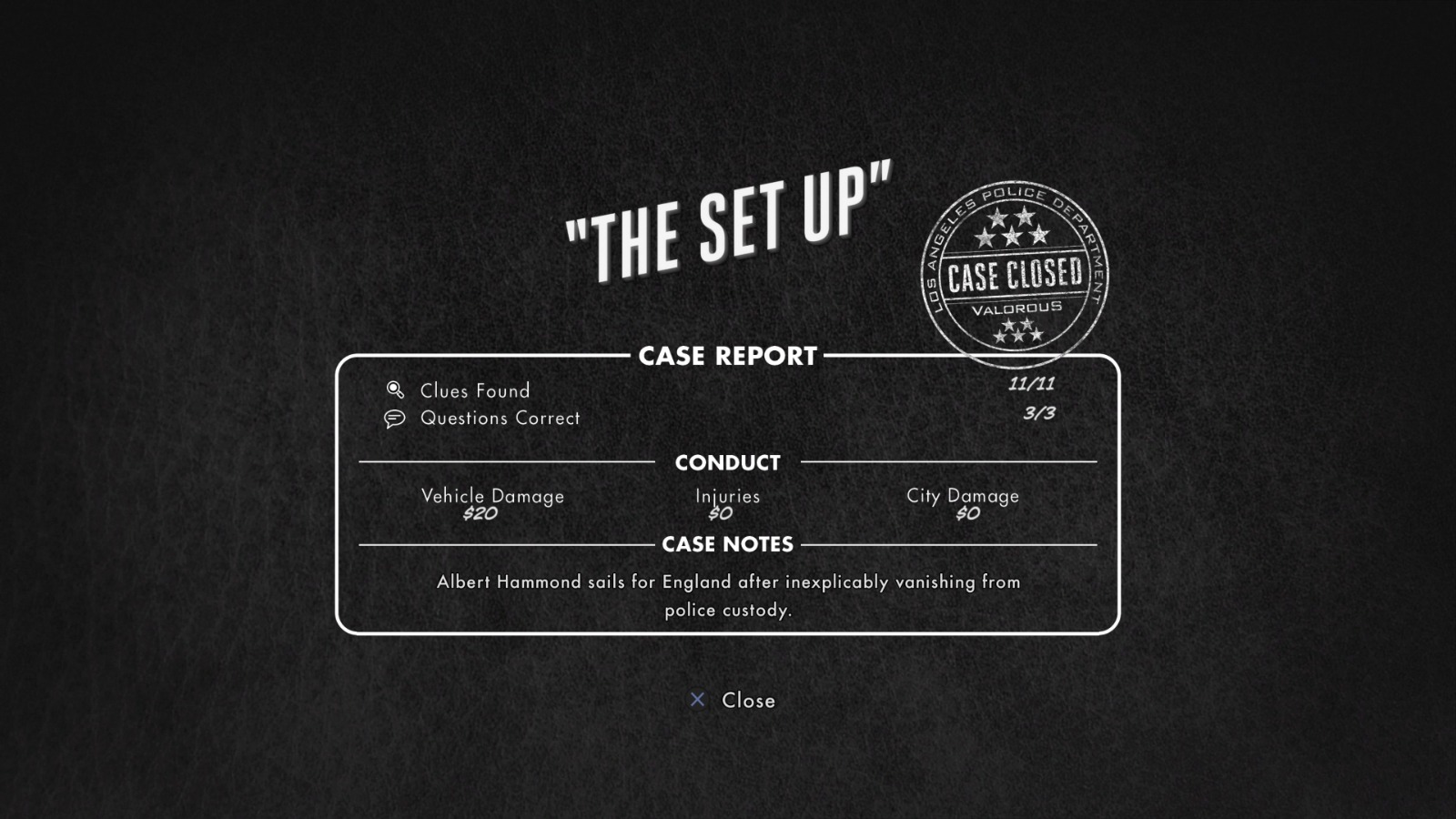 The Set Up - L.A. Noire Walkthrough - Neoseeker