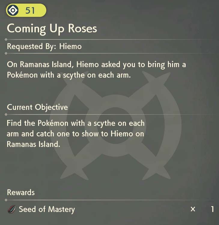 Coming Up Roses Request Guide - Pokémon Legends: Arceus - Neoseeker