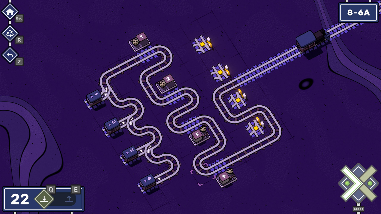 World 8 Puzzle Solutions - Railbound Walkthrough - Neoseeker