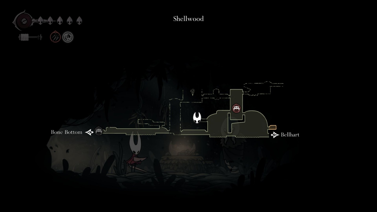 Shellwood - Hollow Knight: Silksong Walkthrough - Neoseeker
