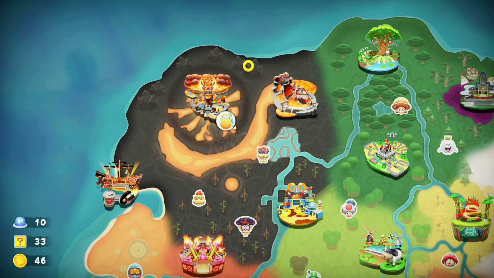 Mario Kart World - All Volcano Region Peach Medallions - Neoseeker