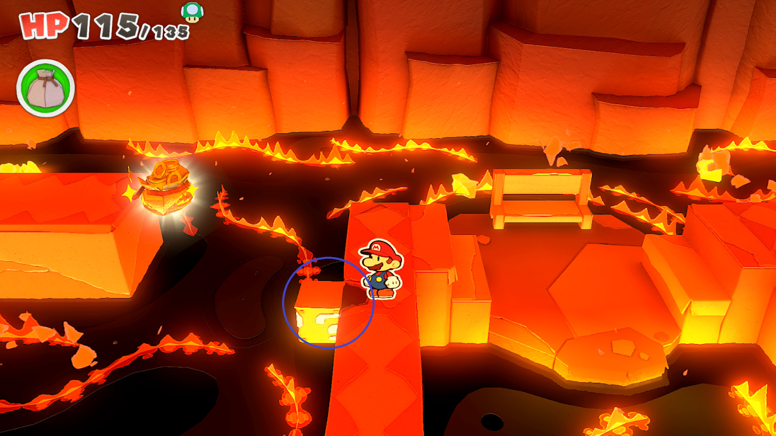 Paper Mario: Origami King - Fire Vellumental Cave Walkthrough - Paper ...