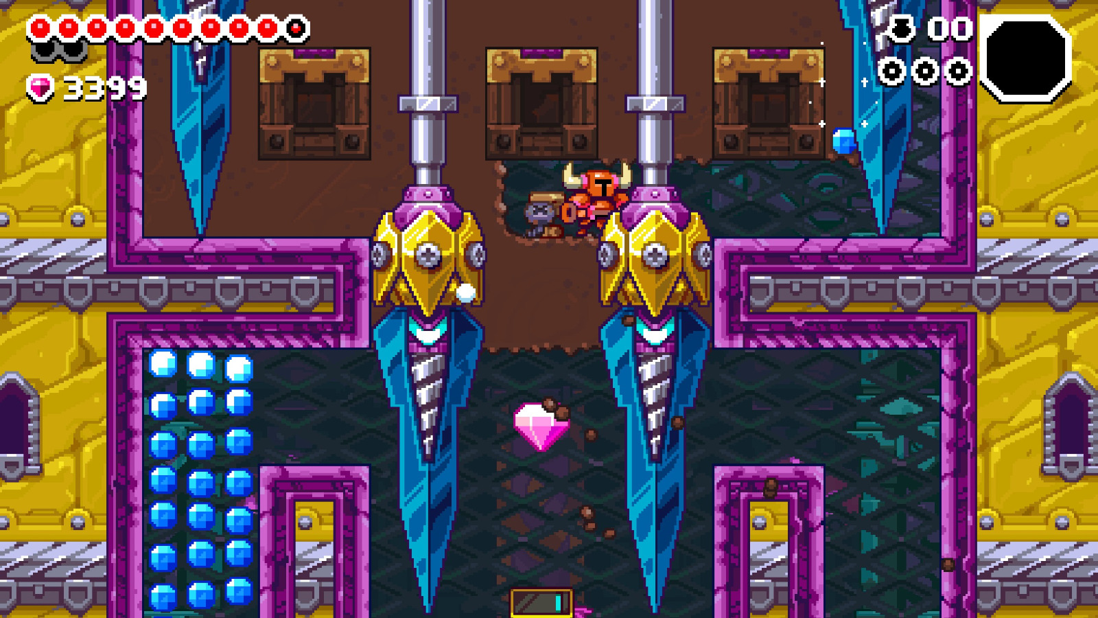 Drill Knight's Castle - Shovel Knight Dig Walkthrough - Neoseeker