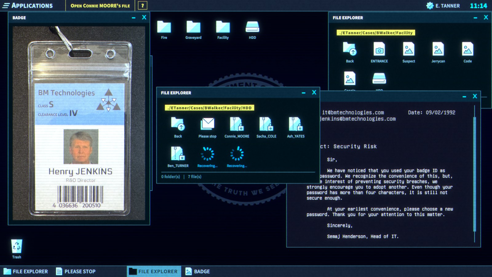 The Operator - Day Three walkthrough - Neoseeker