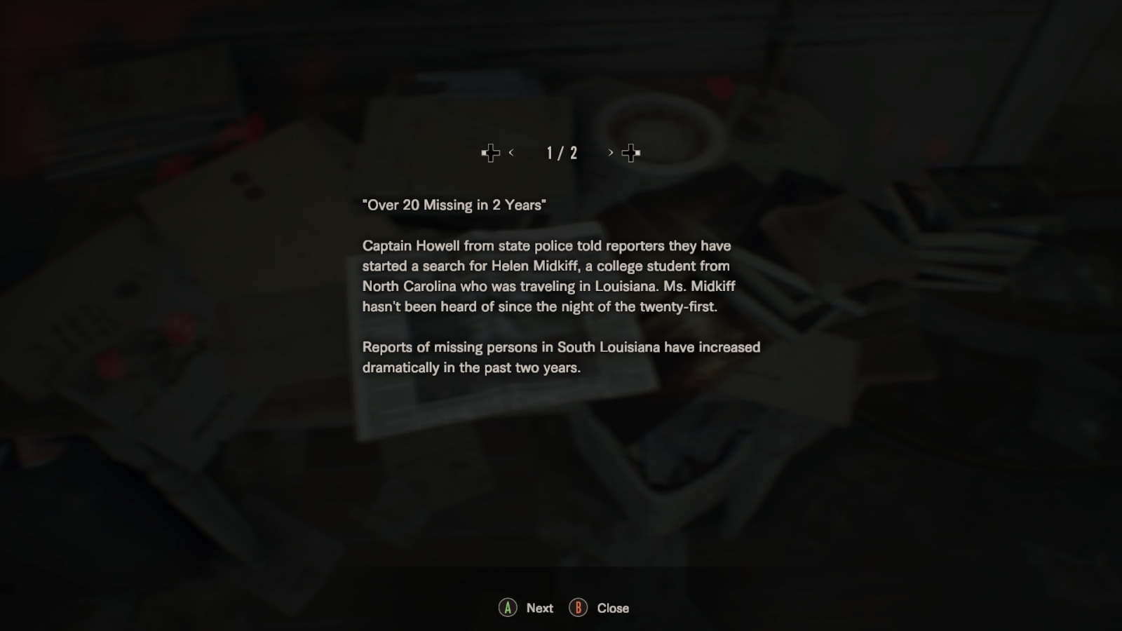 Files Location Guide - Resident Evil 7 biohazard - Neoseeker