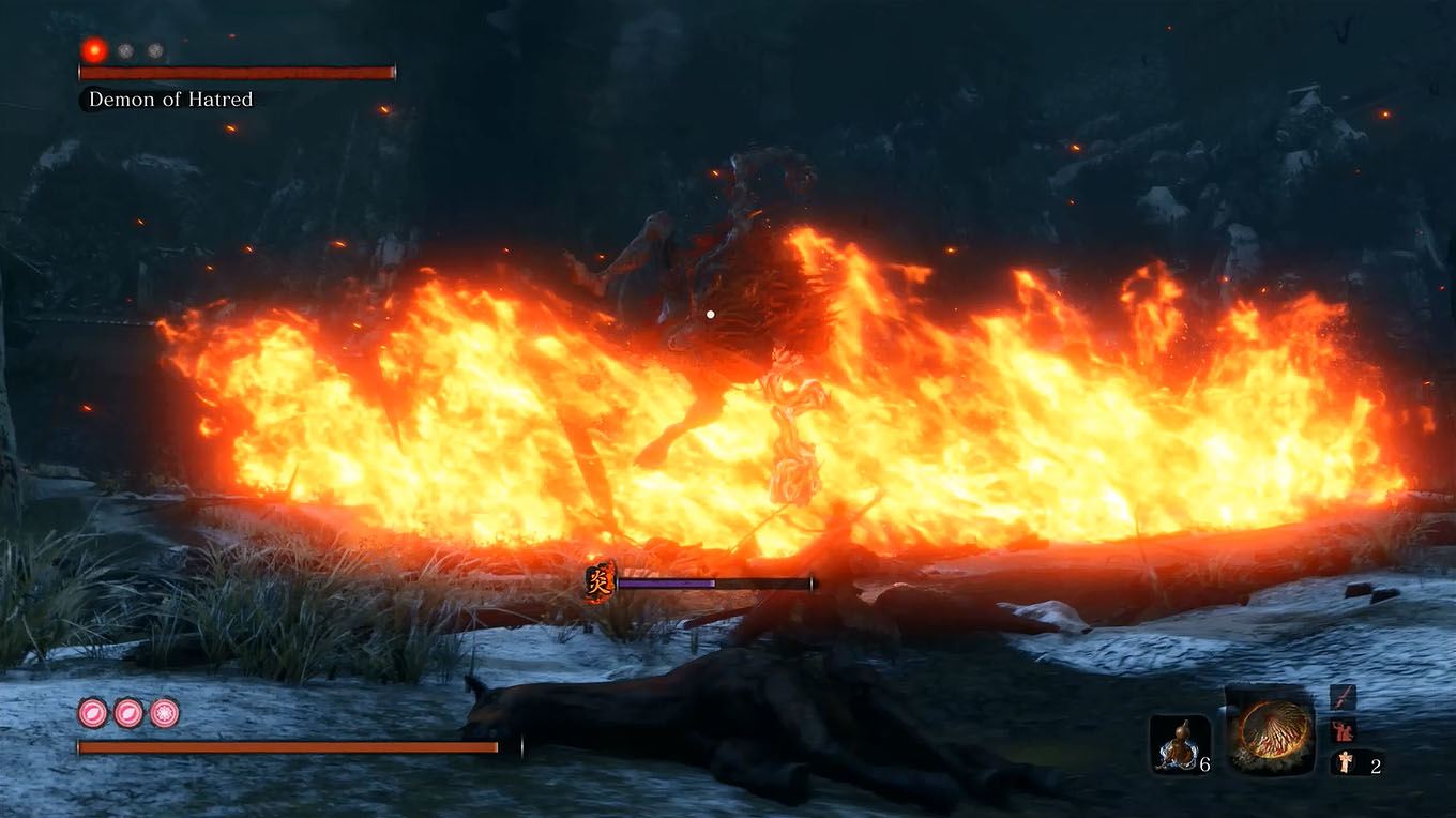 Boss: Demon of Hatred - Sekiro: Shadows Die Twice Walkthrough - Neoseeker
