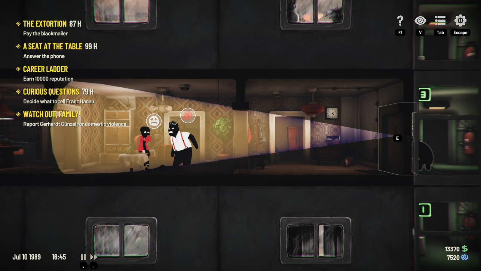 Rising the Ranks - Beholder 3 Walkthrough - Neoseeker