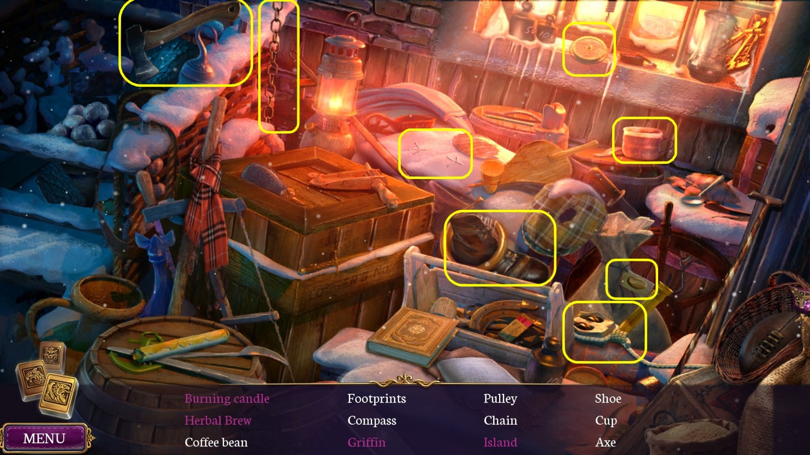 Hidden Objects Scenes (main) - The Secret Order 3: Ancient Times ...