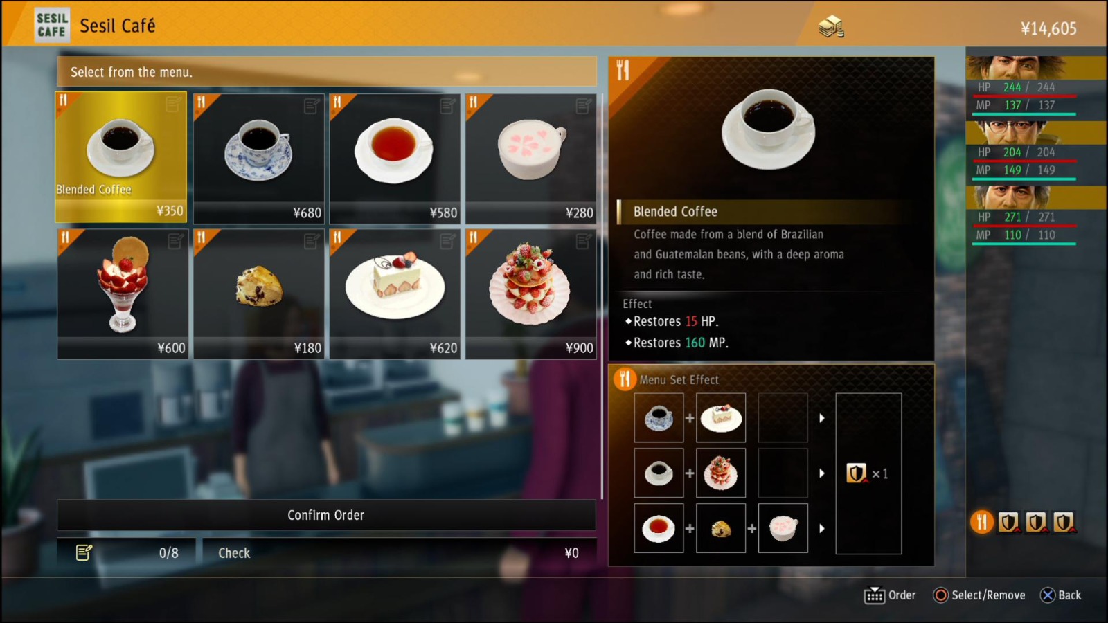 Meal Combo Guide (Isezaki Ijincho) - Yakuza: Like a Dragon - Neoseeker