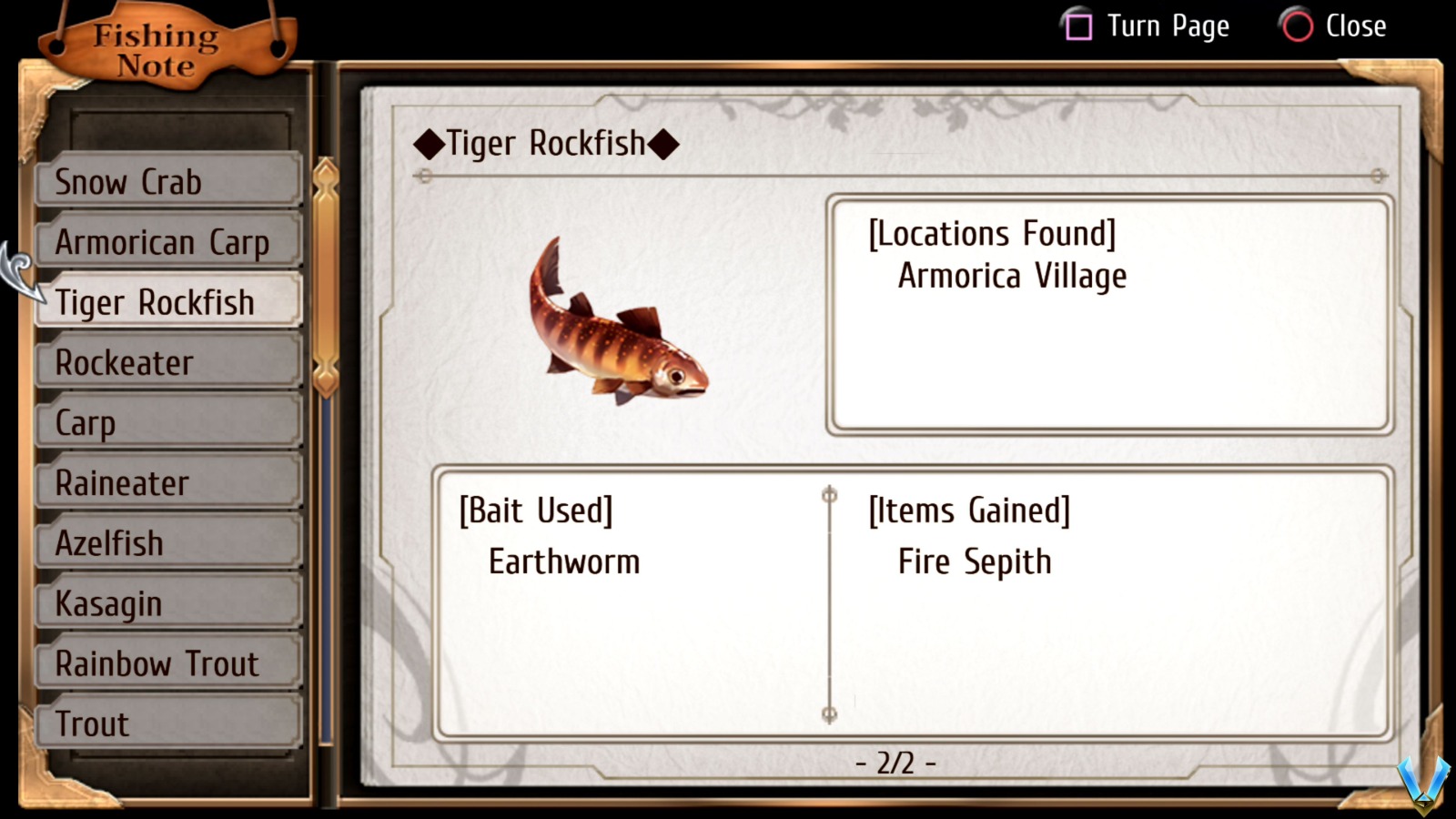 Trails from Zero - Fishing Guide - The Legend of Heroes: Trails from ...