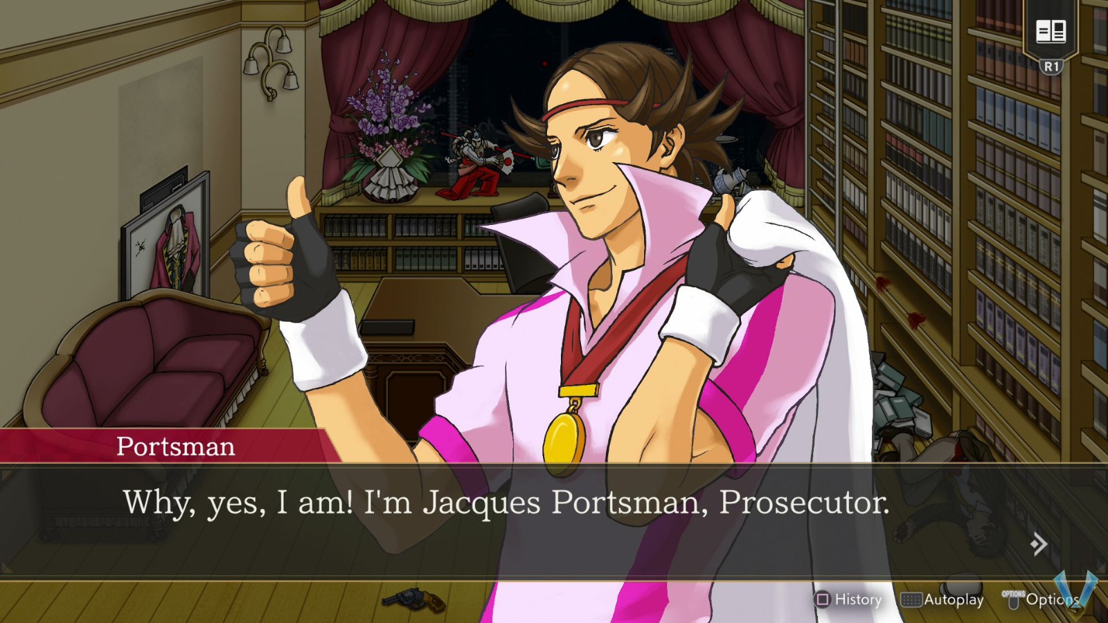 Turnabout Visitor pt1 - Ace Attorney Investigations: Miles Edgeworth ...