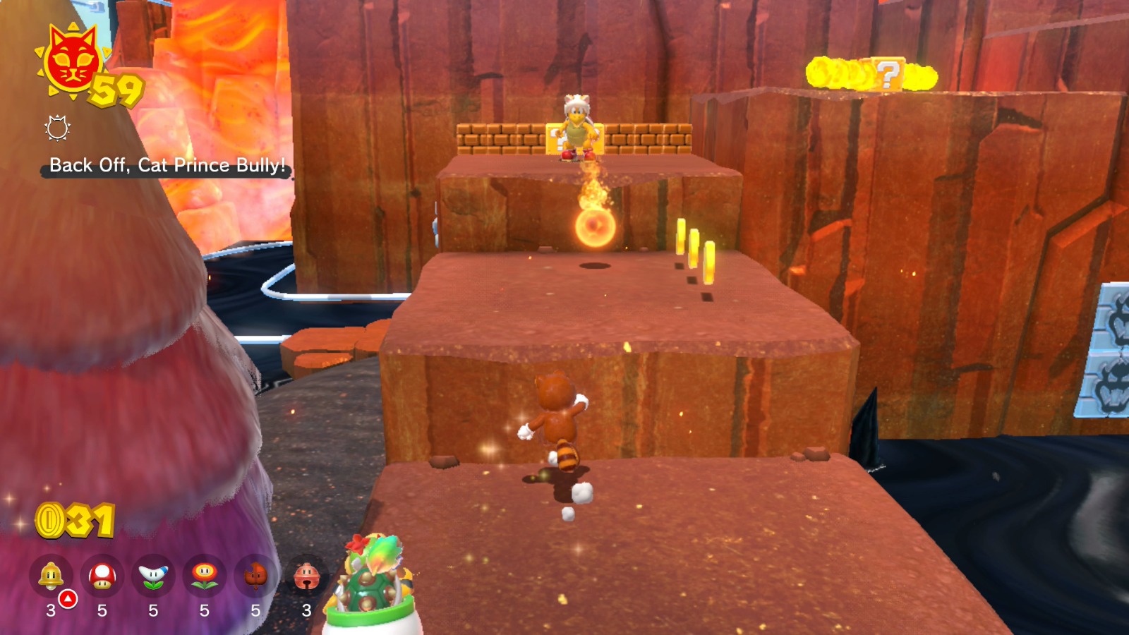 Mount Magmeow - All Cat Shine Locations - Bowser's Fury Walkthrough ...