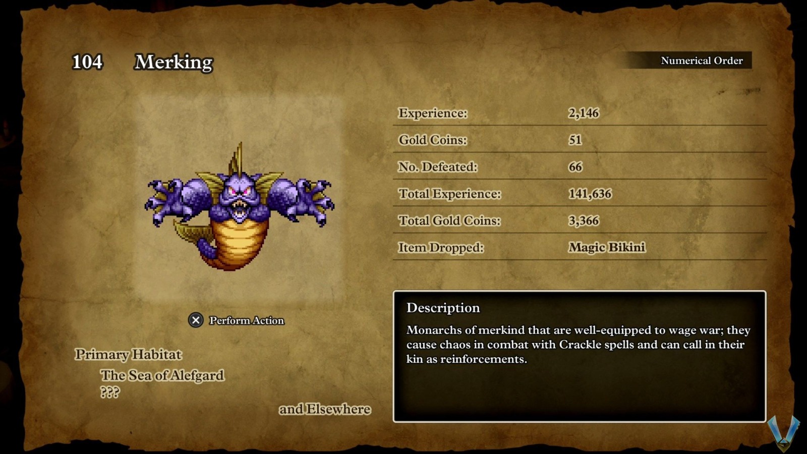 Dragon Quest III HD-2D Remake - All Enemy Database 081 - 120 - Neoseeker