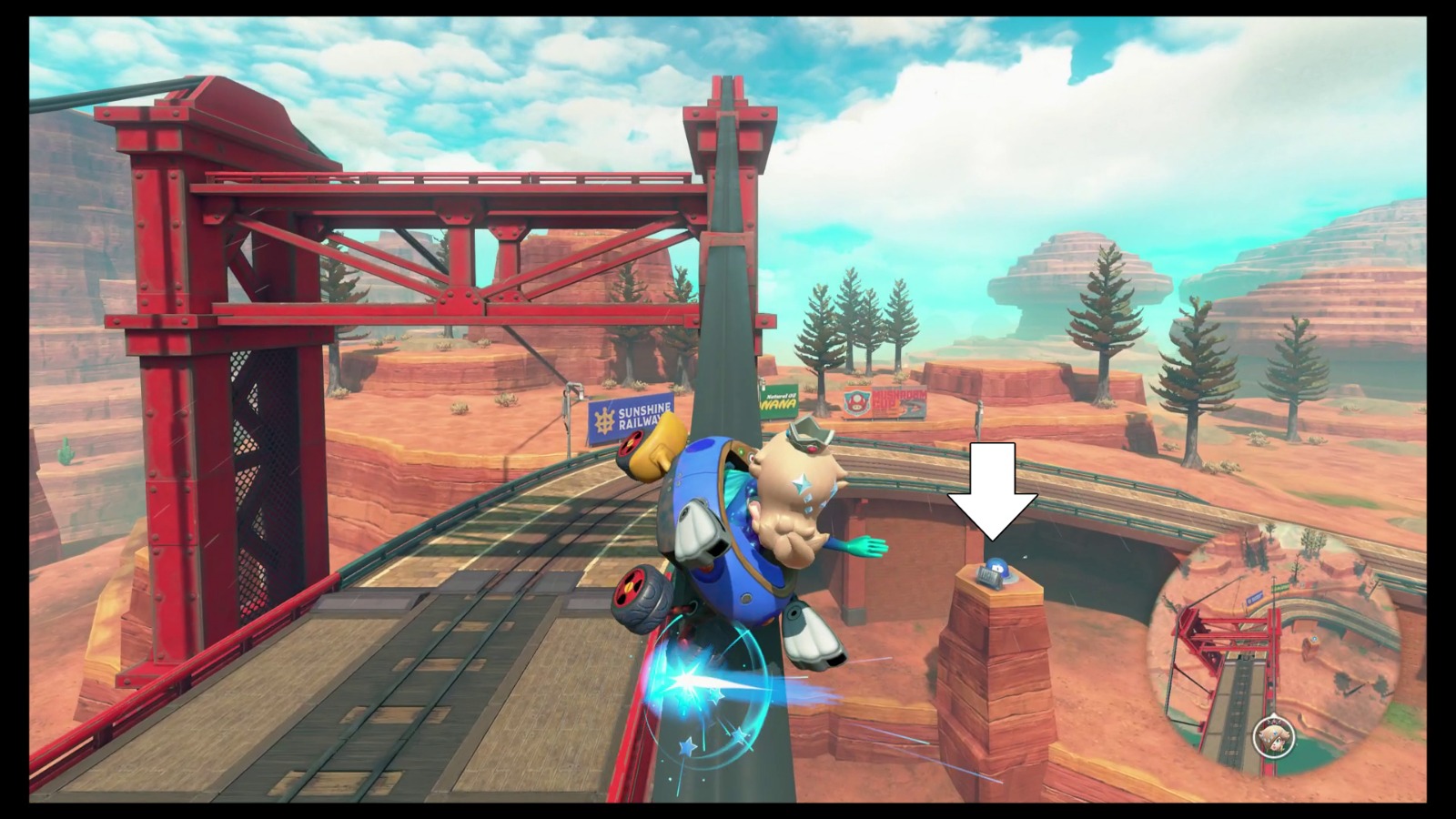 Mario Kart World - All Badlands Region P-Switches - Neoseeker