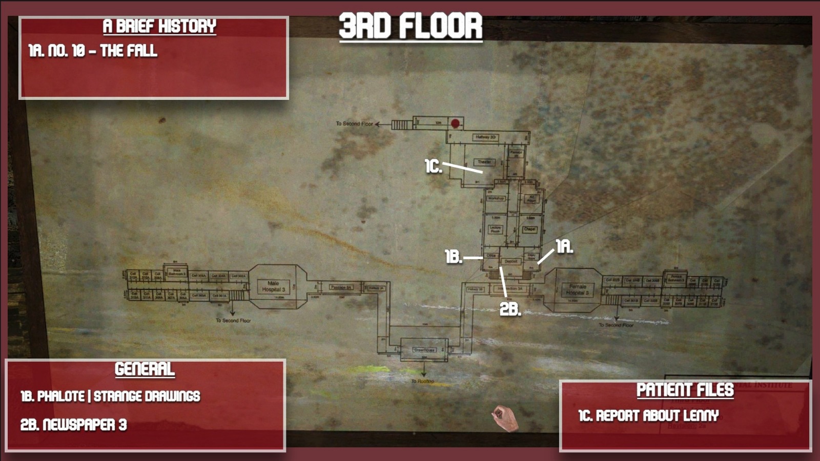 ASYLUM All Collectibles Location (Index Map) Guide - Neoseeker