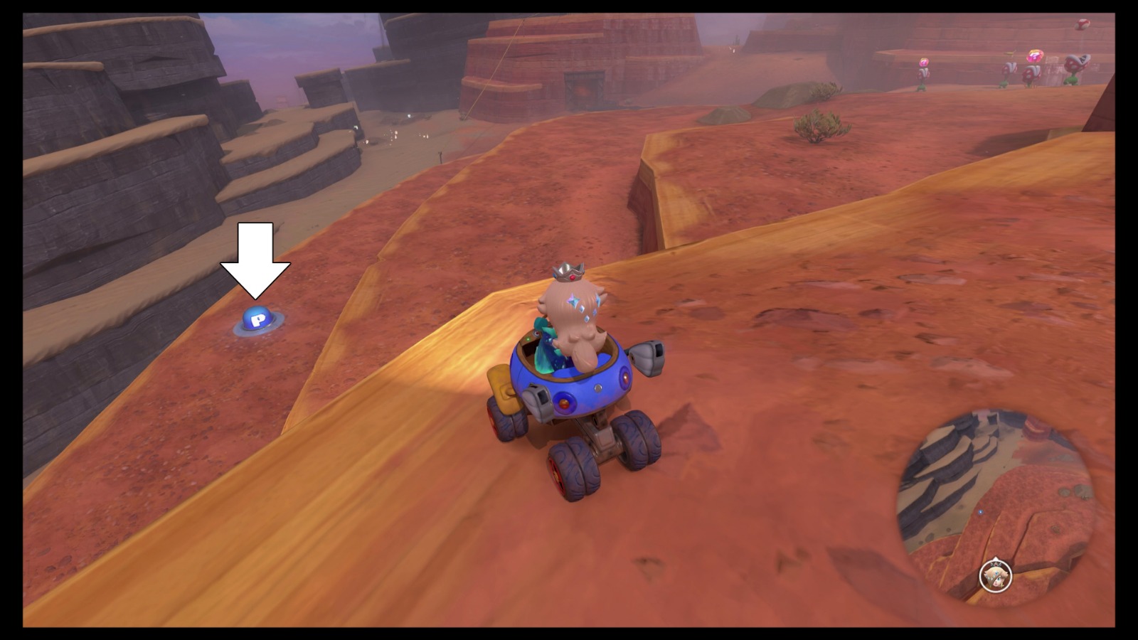 Mario Kart World - All Badlands Region P-Switches - Neoseeker