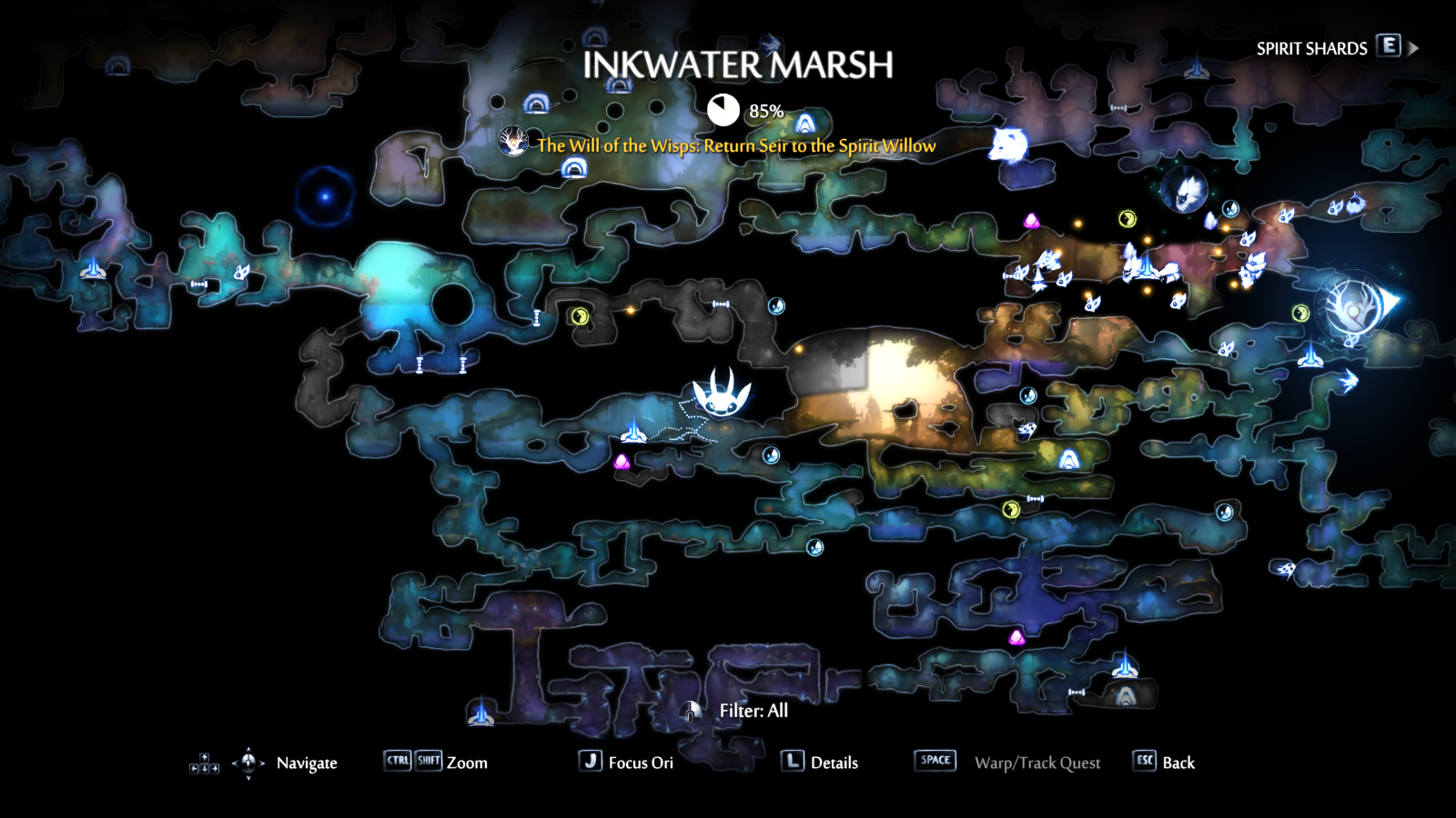 Life Cells - Ori and the Will of the Wisps Walkthrough - Neoseeker