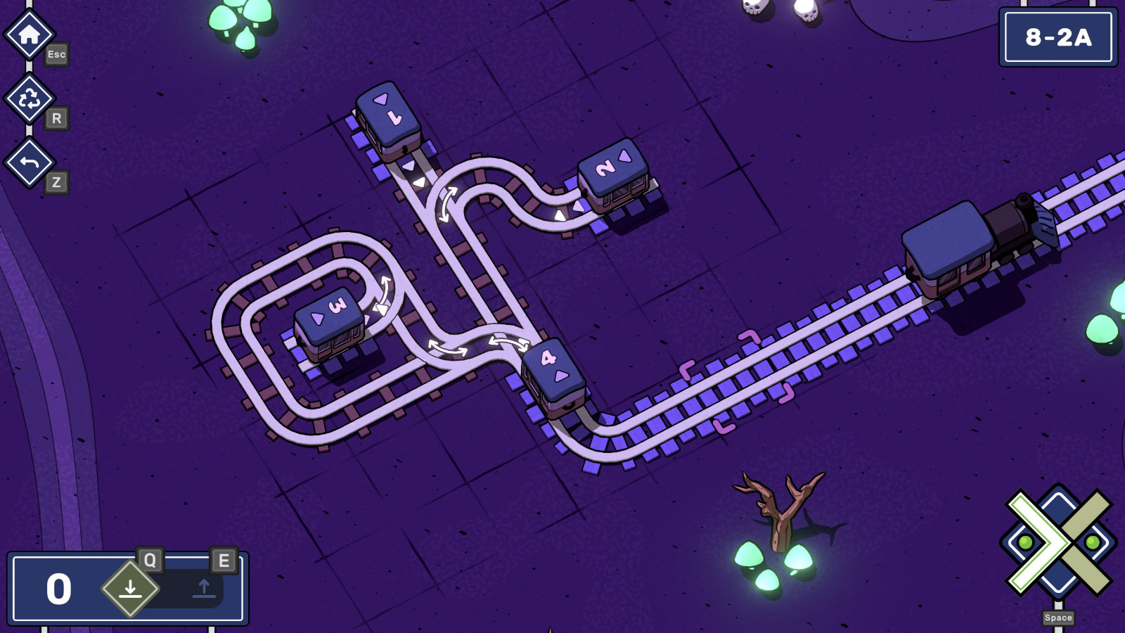 World 8 Puzzle Solutions - Railbound Walkthrough - Neoseeker