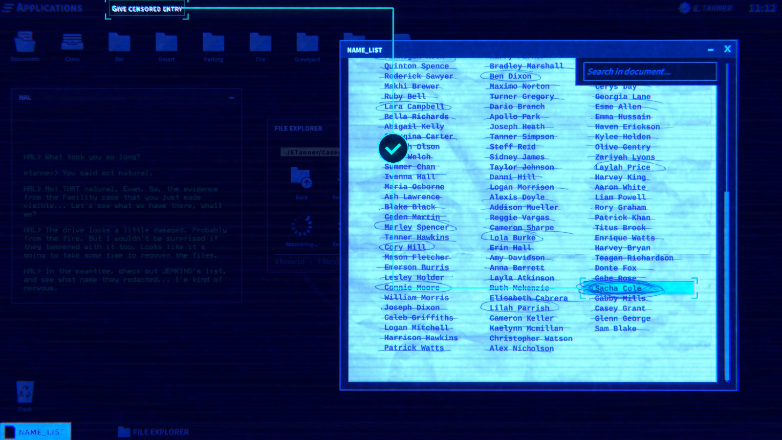 The Operator - Day Three walkthrough - Neoseeker