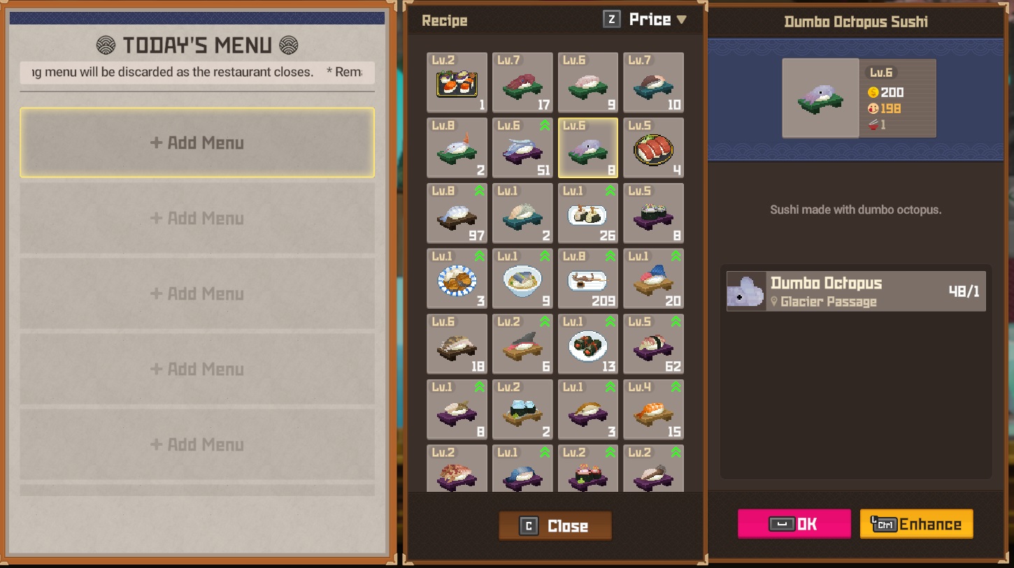 DAVE THE DIVER Guides - Managing your Sushi Bar - Neoseeker