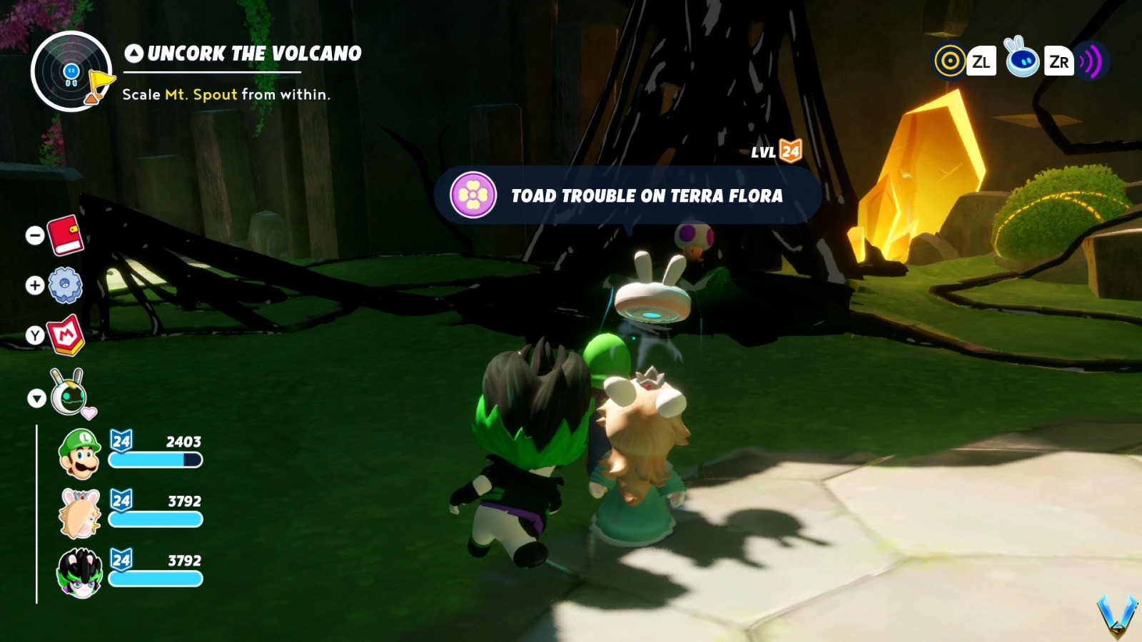 Mario + Rabbids Sparks of Hope - Toad Trouble on Terra Flora ...