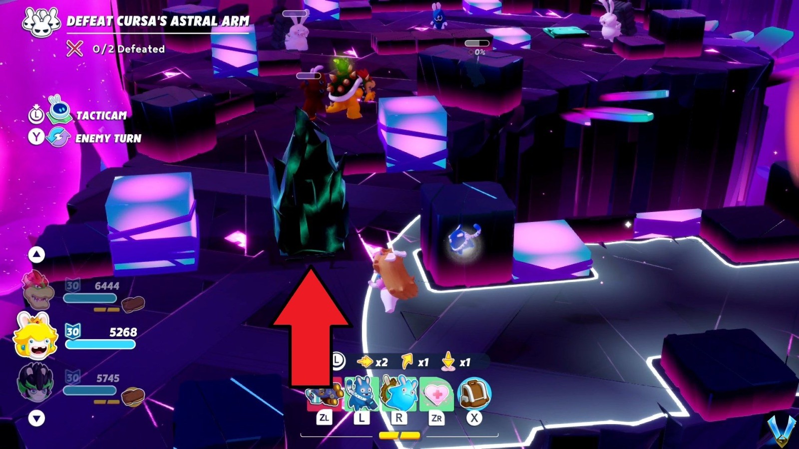 Mario + Rabbids Sparks of Hope - Cursa's Stronghold Walkthrough - Neoseeker