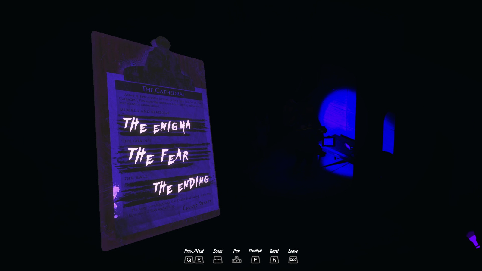 Enigma of Fear walkthrough - Underground - Neoseeker