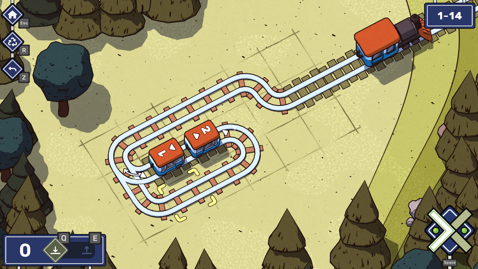 World 1 Puzzle Solutions - Railbound Walkthrough - Neoseeker
