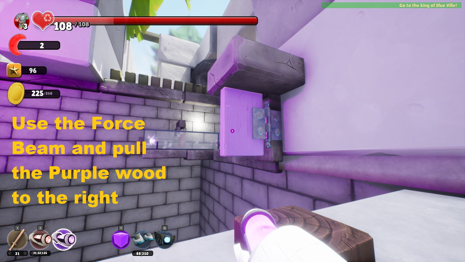Using the Force Beam - Supraland 100% Walkthrough and Guide - Neoseeker