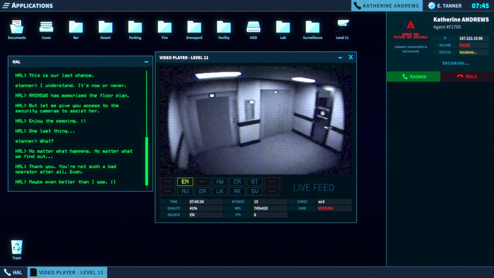 The Operator - Day Four walkthrough - Neoseeker