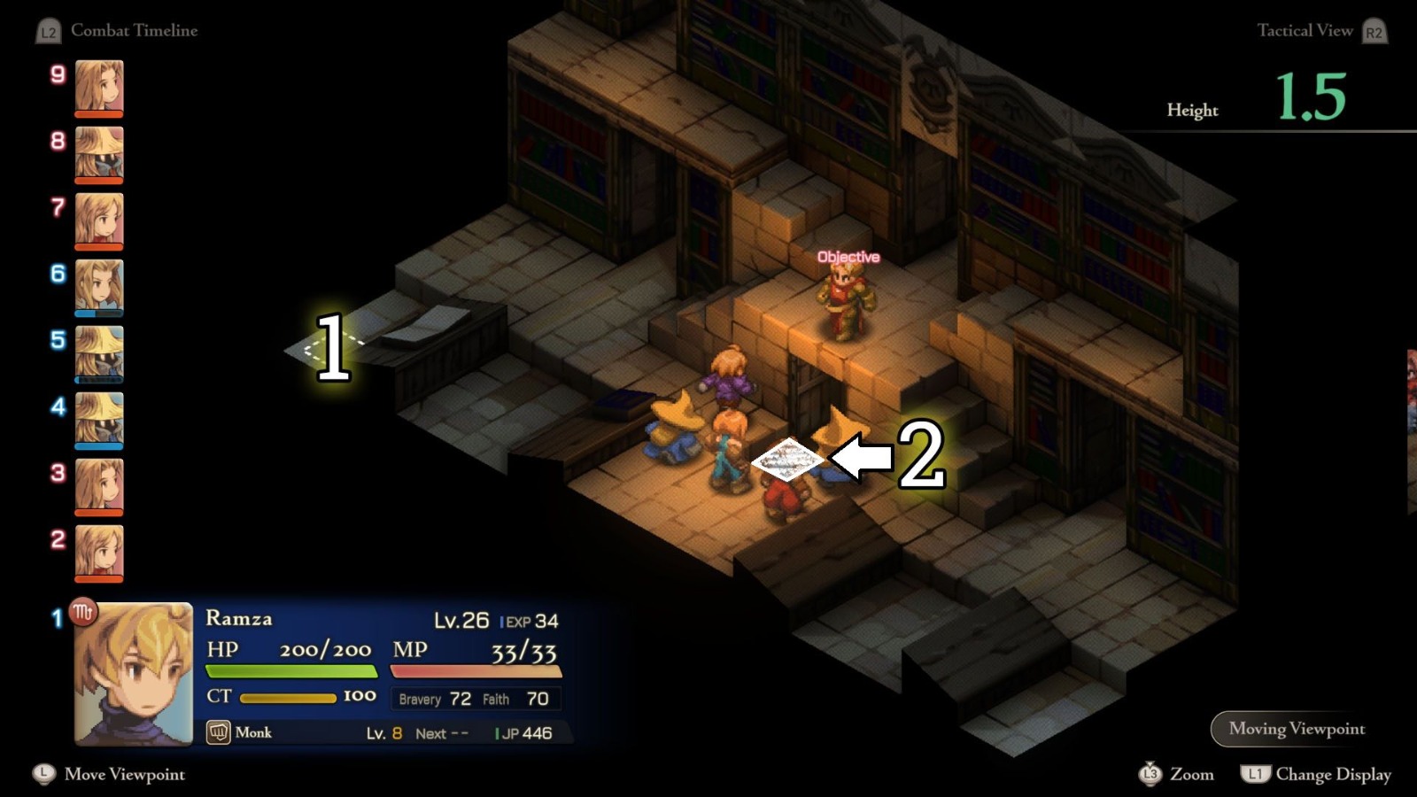 Orbonne Monastery - Vaults - 1st Level - Final Fantasy Tactics - The ...