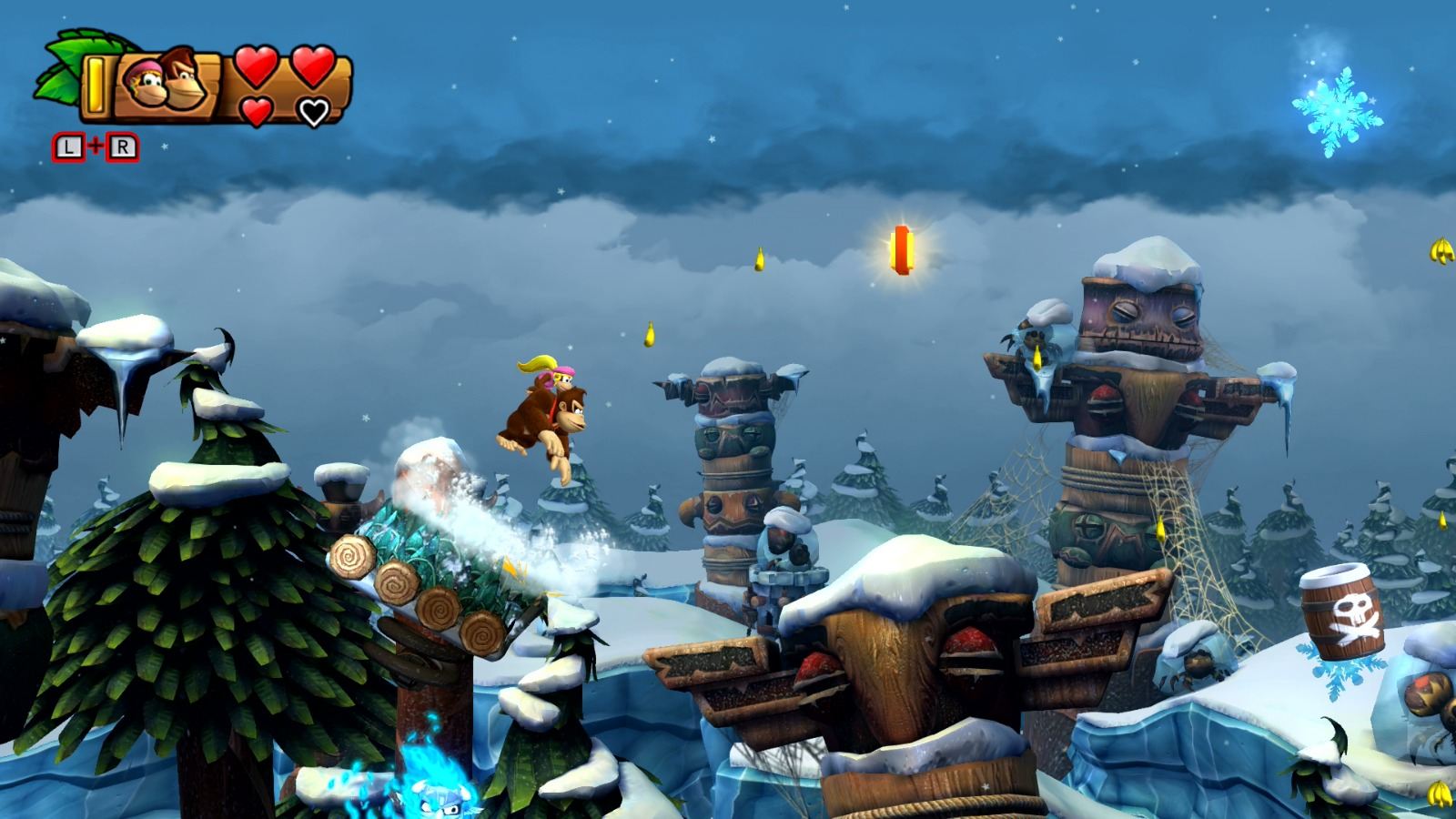 6-5 Forest Folly - Donkey Kong Country: Tropical Freeze Walkthrough ...