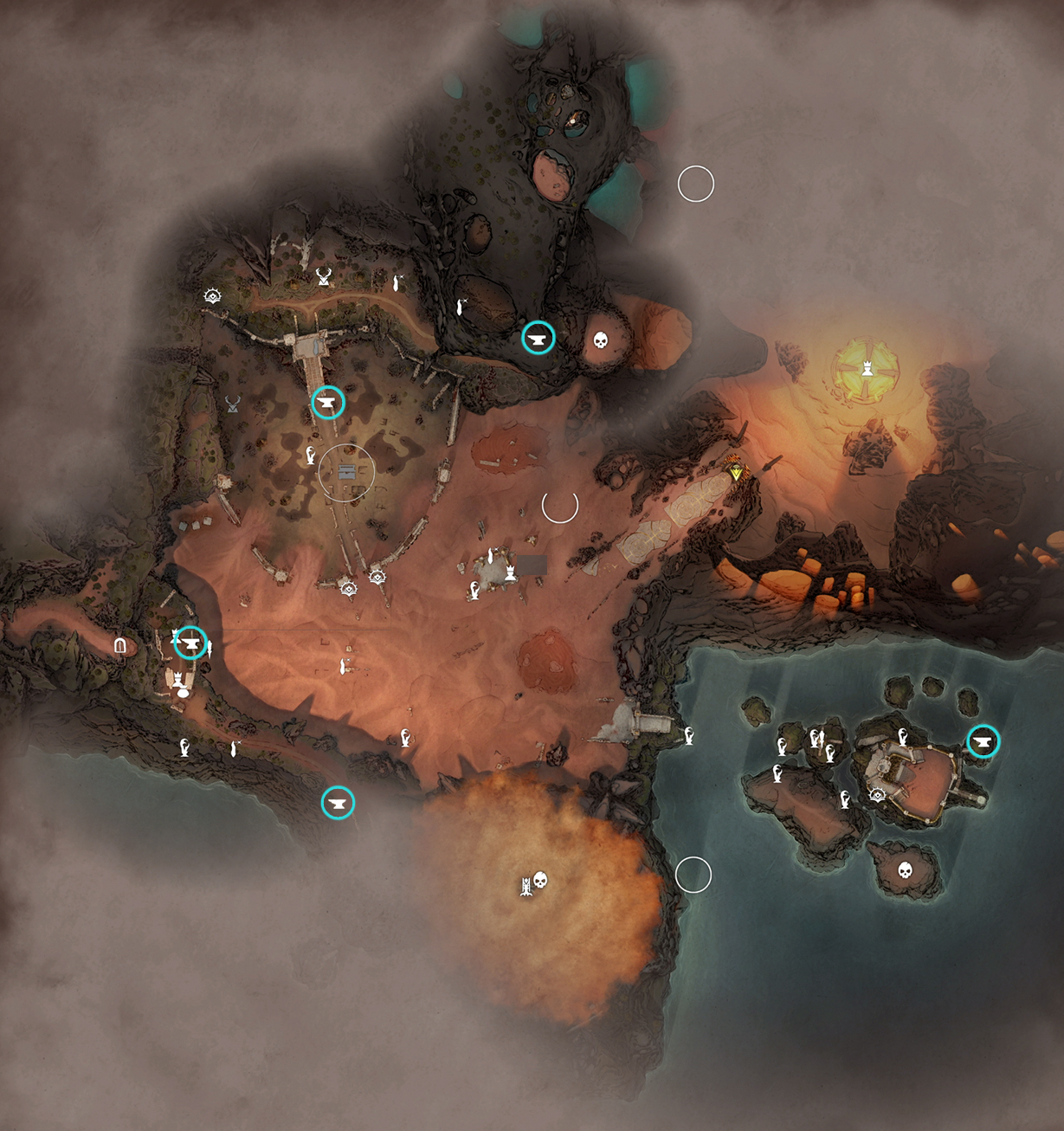 Atlas Fallen - All Anvil Locations - Neoseeker