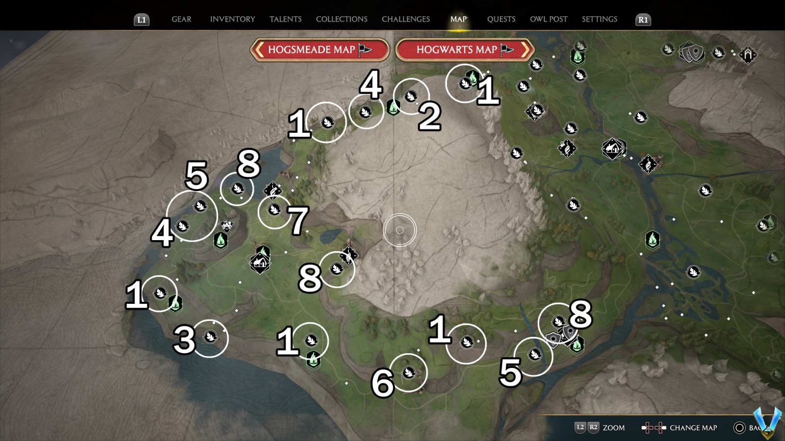 Hogwarts Legacy - All Merlin Trials Locations Guide - Neoseeker