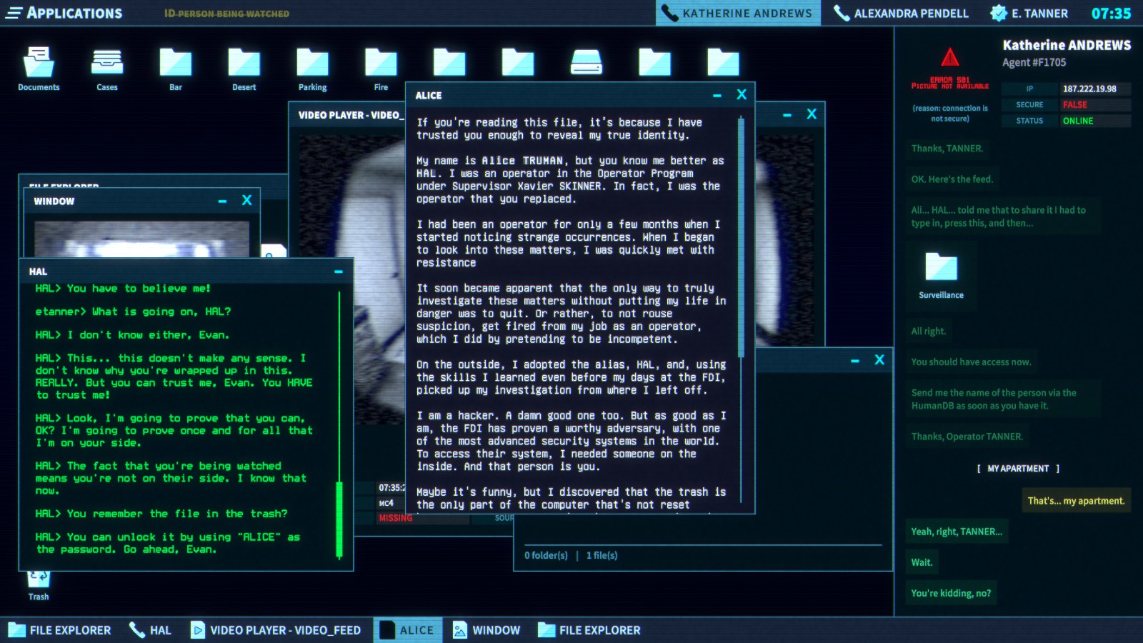 The Operator - Day Four walkthrough - Neoseeker
