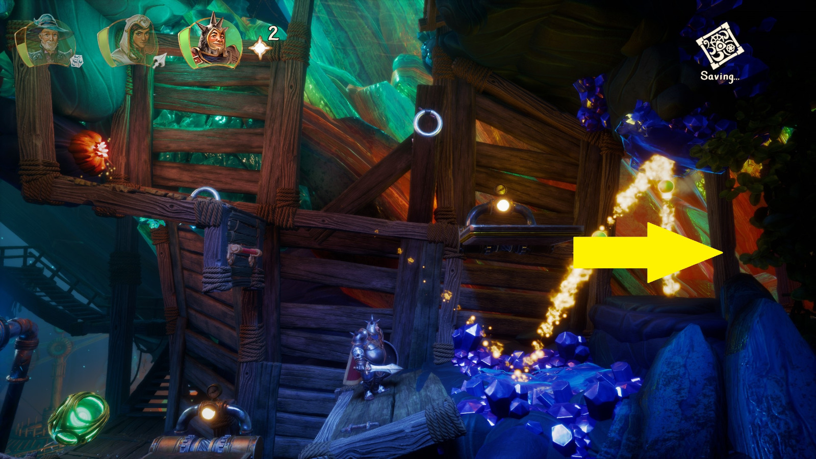 Gemstone Caverns - Trine 5: A Clockwork Conspiracy Walkthrough - Neoseeker