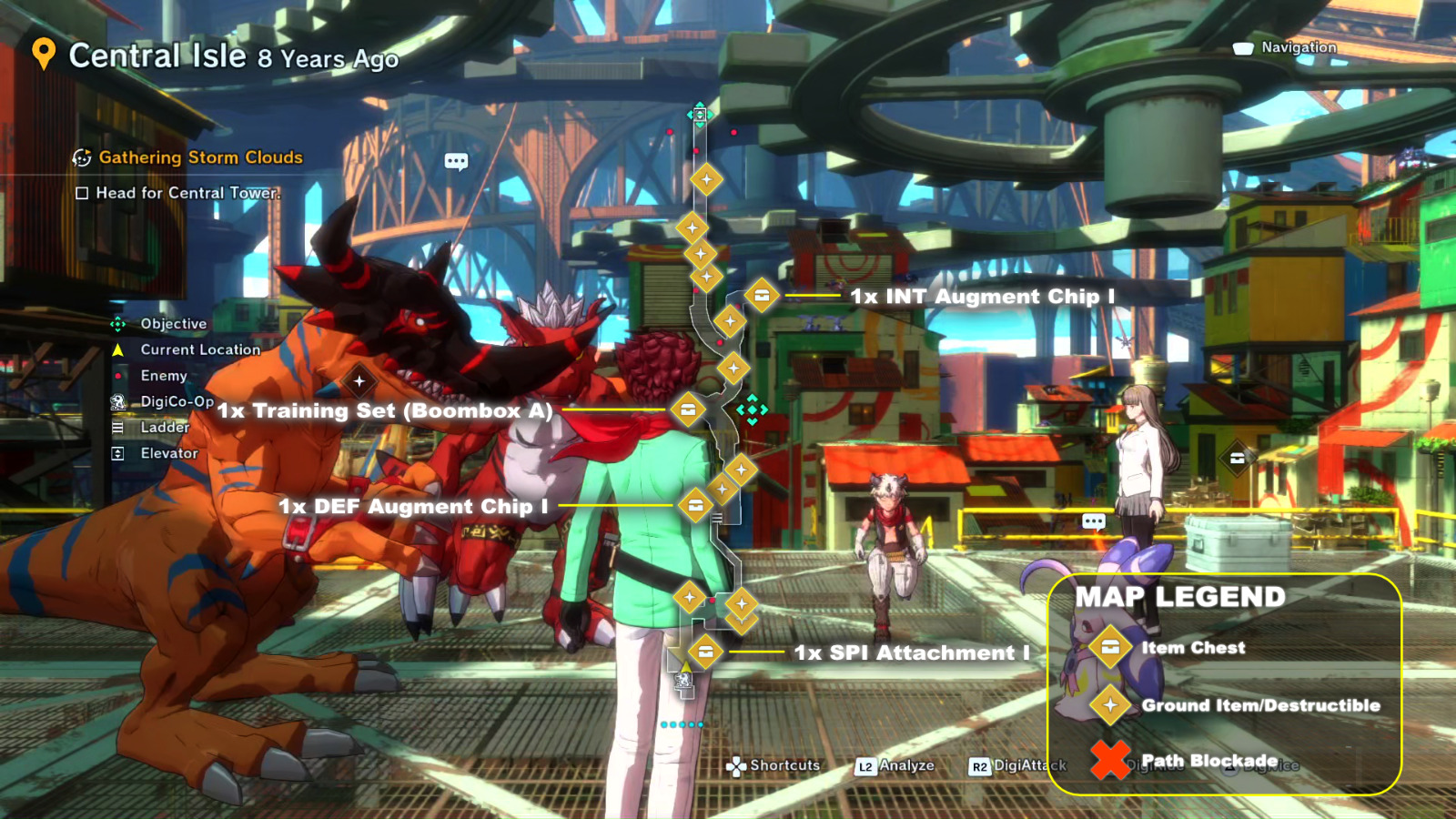 Digimon Story Time Stranger Walkthrough - Gathering Storm Clouds ...