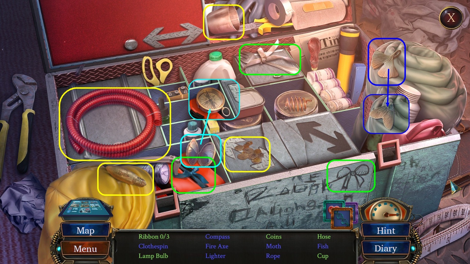 Hidden Objects Scene (Main Story) - Family Mysteries 3: Criminal ...