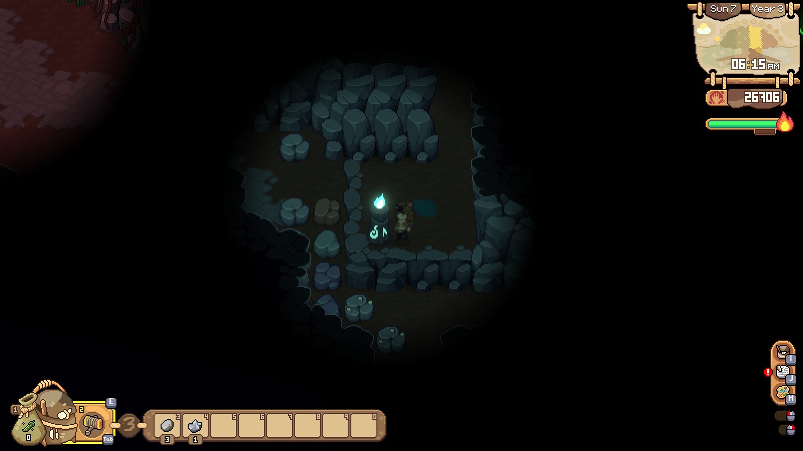 Roots of Pacha - Caves Mining Guide - Neoseeker