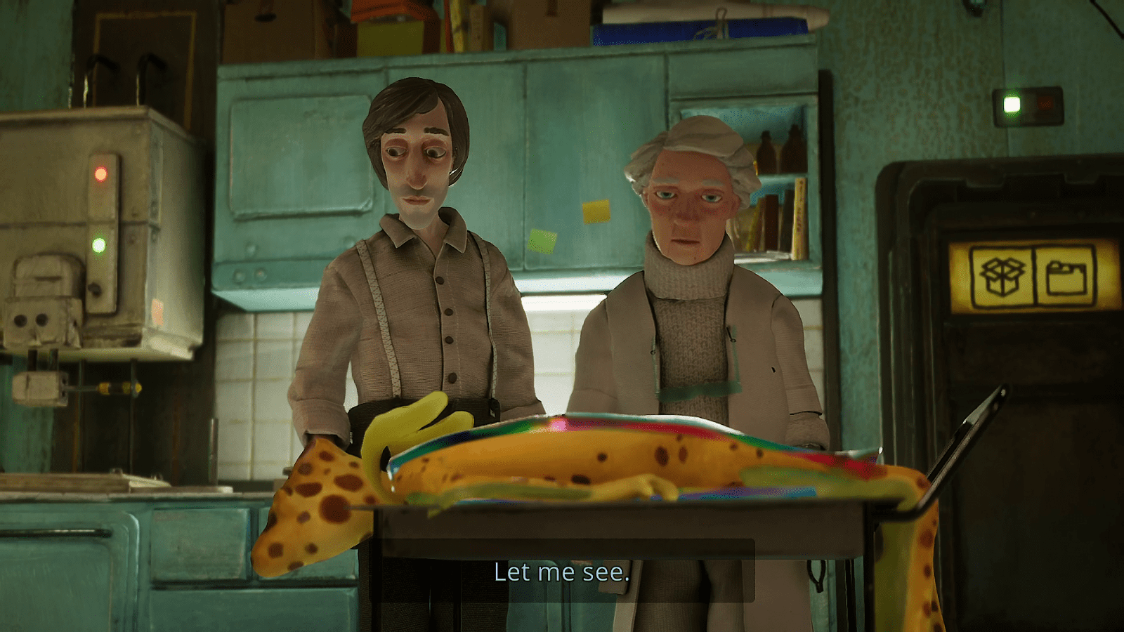 Chapter 2.1 - The Creature from the Sea - Harold Halibut Walkthrough ...