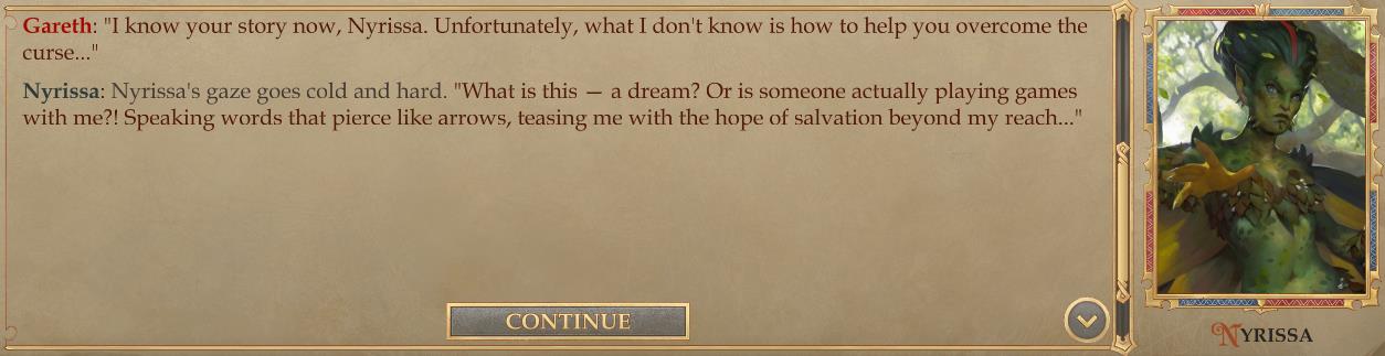 Nyrissa romance guide - Pathfinder: Kingmaker - Neoseeker