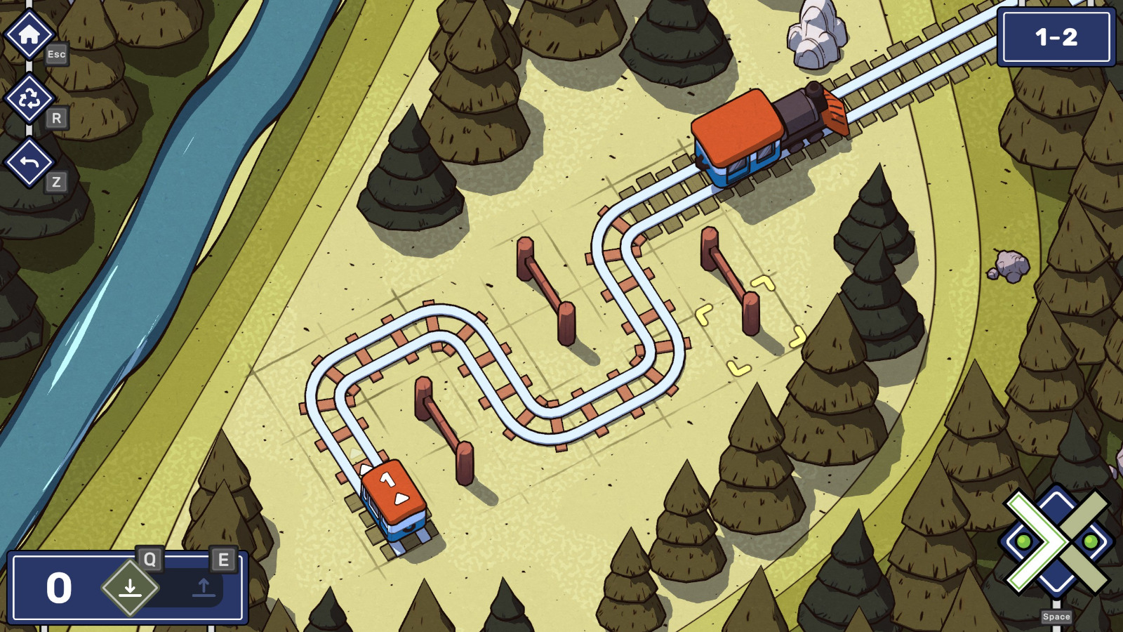 World 1 Puzzle Solutions - Railbound Walkthrough - Neoseeker