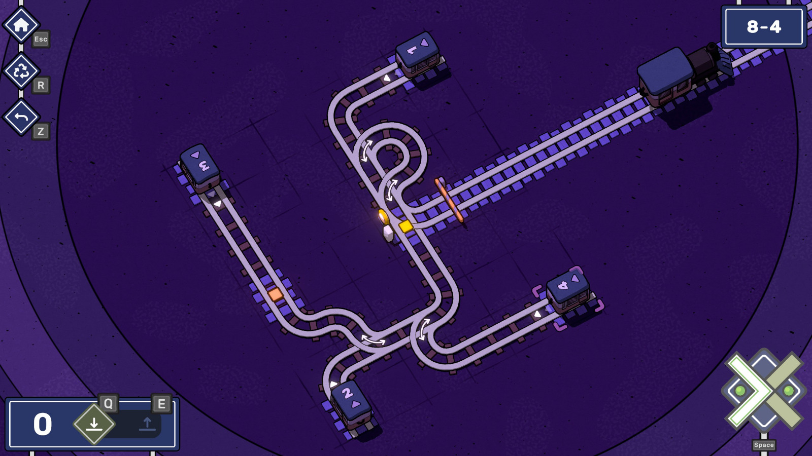World 8 Puzzle Solutions - Railbound Walkthrough - Neoseeker