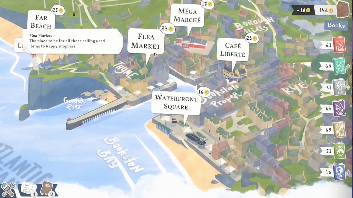 Tiny Bookshop Flea Market Stamps Guide - Neoseeker