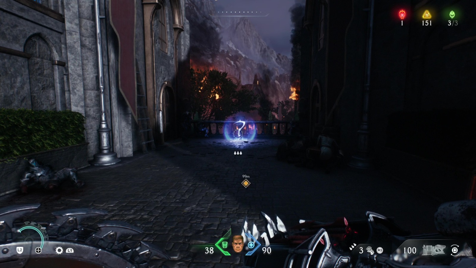 Sentinel Barracks - DOOM: The Dark Ages Walkthrough - Neoseeker