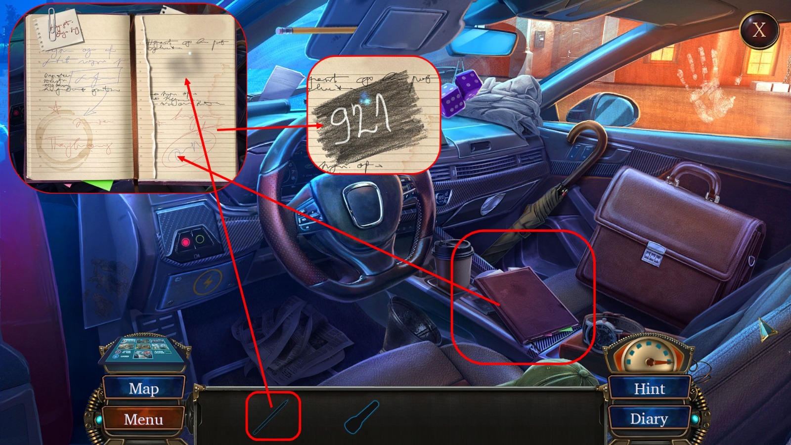 Hidden Objects Scene (Main Story) - Family Mysteries 3: Criminal Mindset Walkthrough - Neoseeker