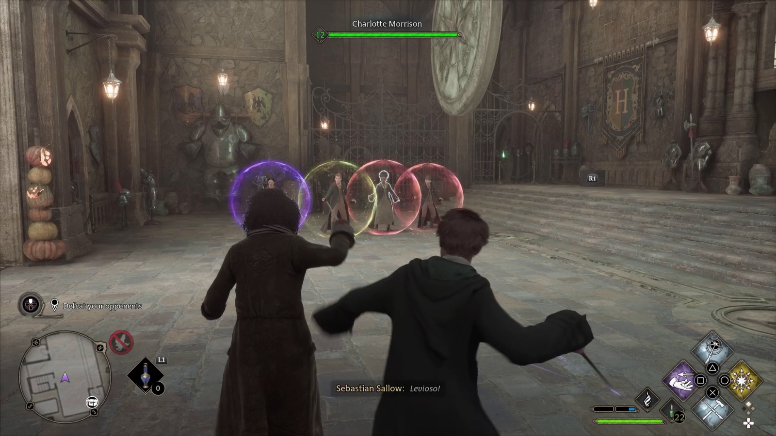 Crossed Wands - Round 3 - Hogwarts Legacy Walkthrough - Neoseeker